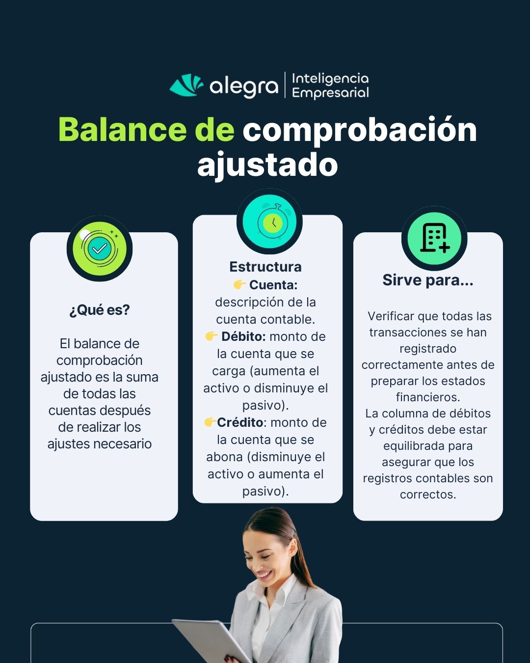 Balance de comprobación ajustado contabilidad explicada